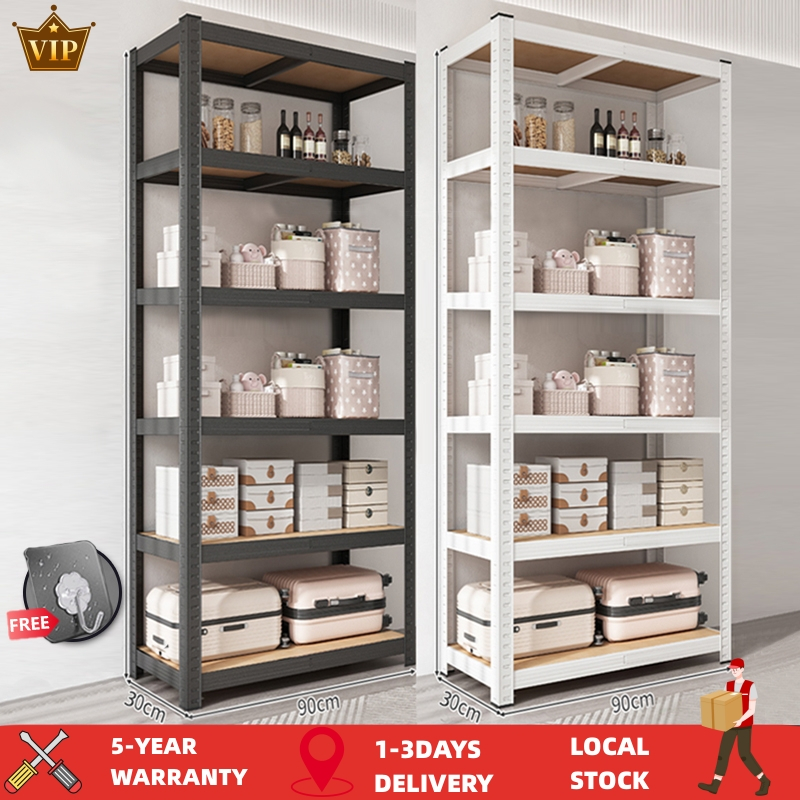 3/4/5 Tier Metal Boltless Rack Rack Warehouse Rak Barang Rak Dapur Rak ...
