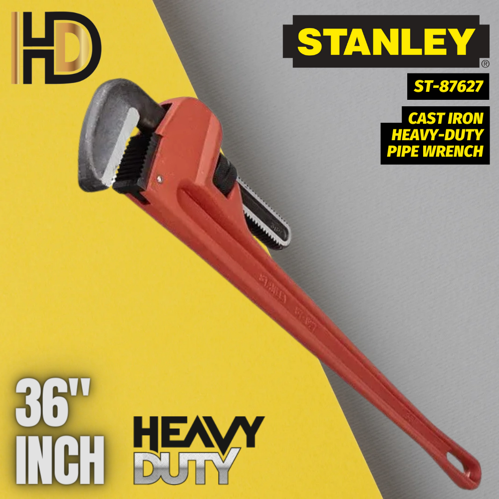 STANLEY Heavy Duty Pipe Wrench / STANLEY 36" 805MM Pipe Wrench Plier ...