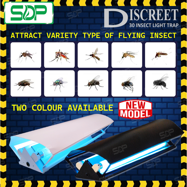 Discreet 30 Insect Fly Trap [2 YEARS WARRANTY !!!]/Sticky UV Light Trap ...