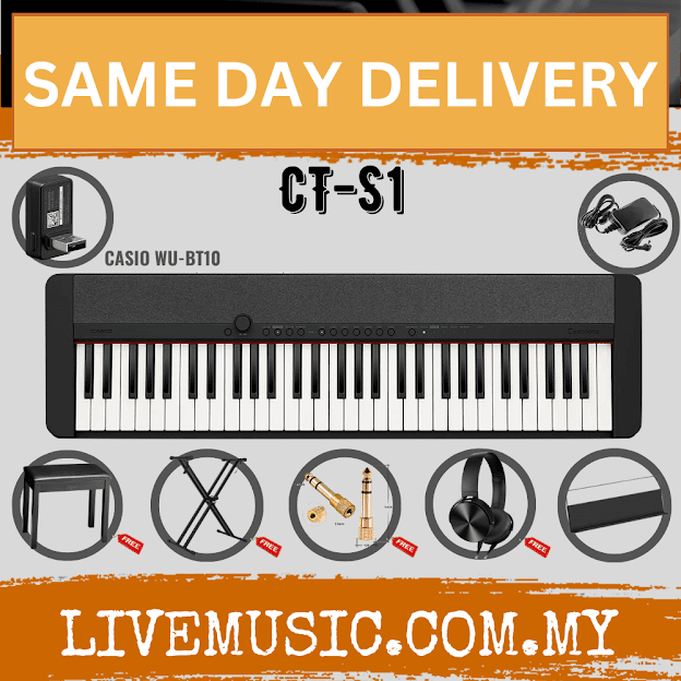 *SAME DAY DELIVERY* Casio CTS1 61-key Portable Keyboard w/Keyboard ...