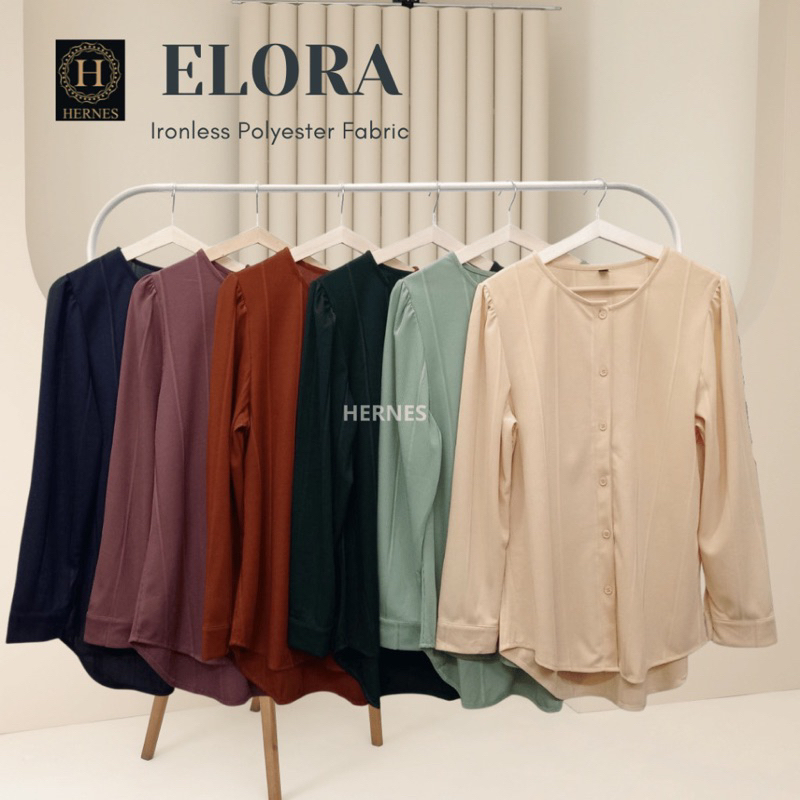🔥RESTOCK🔥BLOUSE ELORA IRONLESS BLOUSE MUSLIMAH | Shopee Malaysia