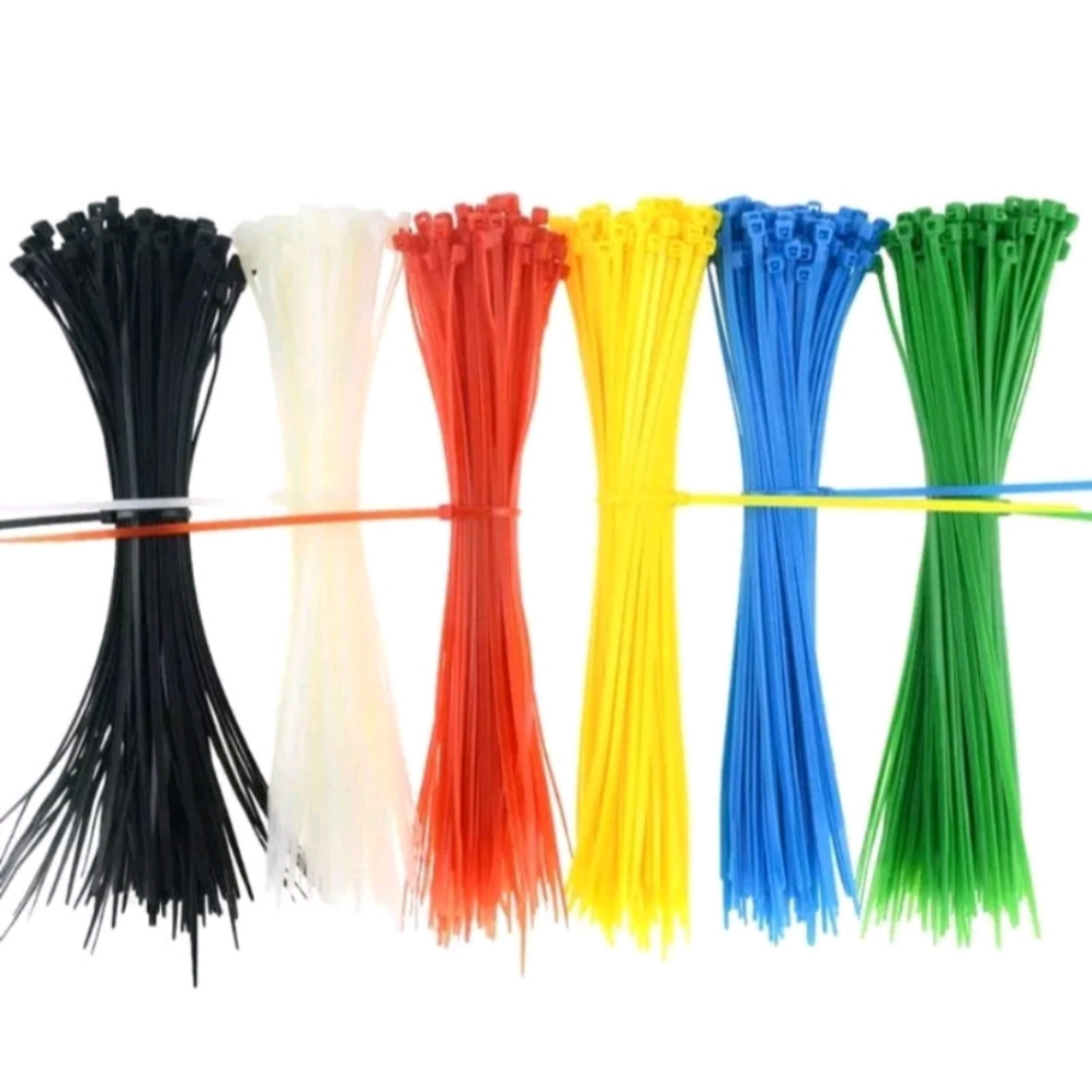 NYLON ZIP TIE 6 Colours 3 x 100mm (100pcs) | Shopee Malaysia