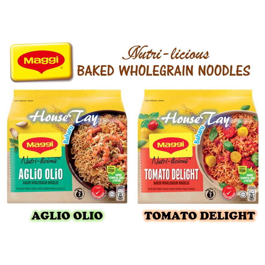 MAGGI NUTRI-LICIOUS AGLIO OLIO 5x77G / TOMATO DELIGHT 5x81G | Shopee ...