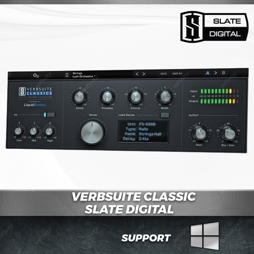 VerbSuite Classic 🔰 Slate Digital (Windows 64 Bit) VST2,VST3,AAX ...