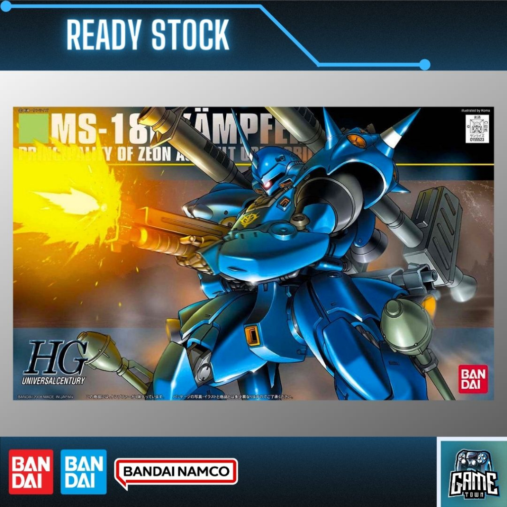Bandai HG UC 1/144 089 MS-18E Kampfer | Shopee Malaysia