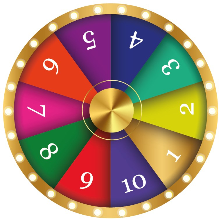 Fortune Wheel/ Lucky Draw Stand/ Gift Spin & Win/ Roda Impian with ...