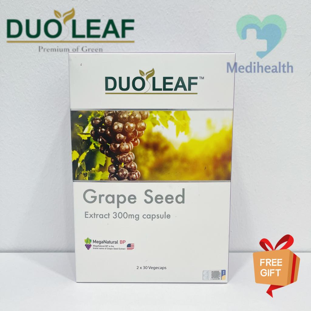 DUOLEAF Grape Seed Extract 300 mg Capsule (45's) with free gift | Shopee Malaysia