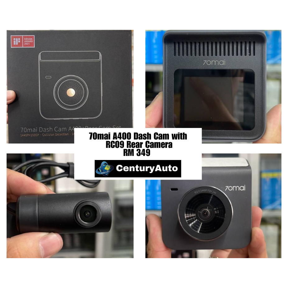 70mai A400 Dashcam Recorder | Shopee Malaysia