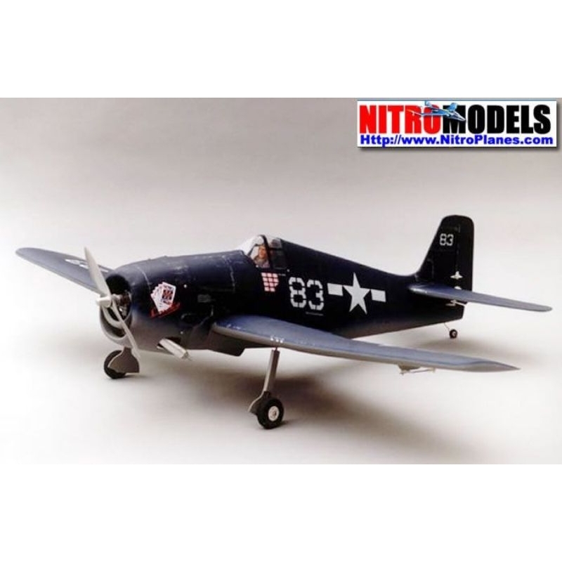 CMP F6F HellCat 120 71" Scale Nitro Gas Radio Remote Control Warbird ...