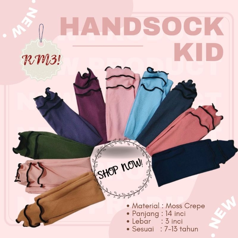 🔥HANDSOCK BUDAK RUFFLES 2 LAYER 24H SHIP OUT🔥 | Shopee Malaysia