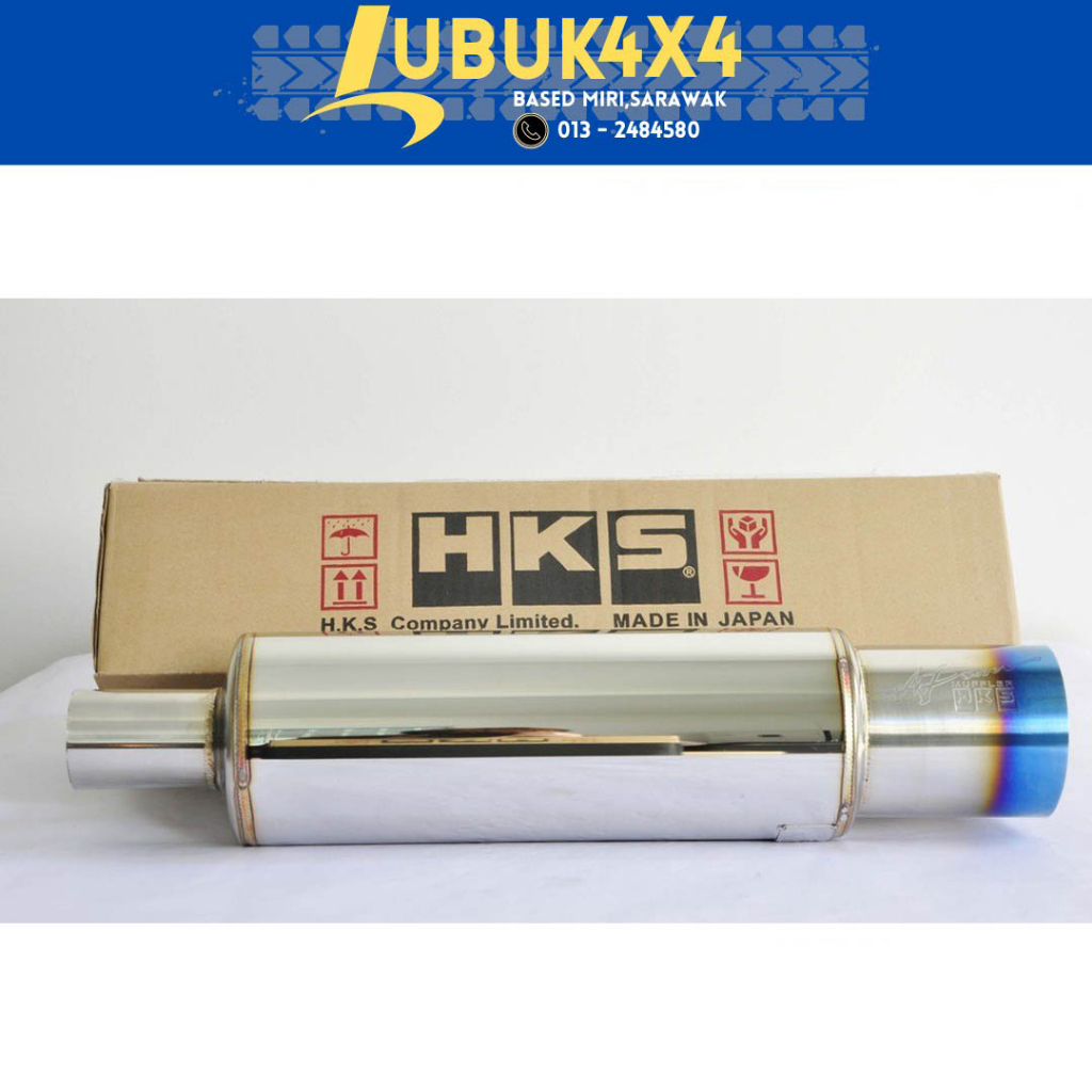 HKS JASMA MUFFLER EXHAUST IN: 2", OUT: 3.5" (SMALL) | Shopee Malaysia