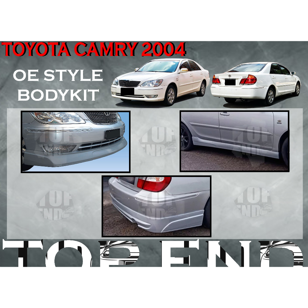 TOYOTA CAMRY ACV30 FACELIFT 2004-2005 OE BODYKIT BUMPER SKIRGT LIP WALD ...