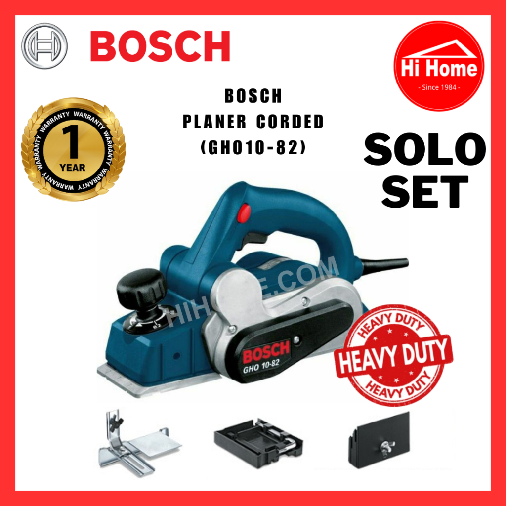 Bosch 710W ELECTRIC Wood Power Planer Machine Planer Tool Ketam Kayu ...