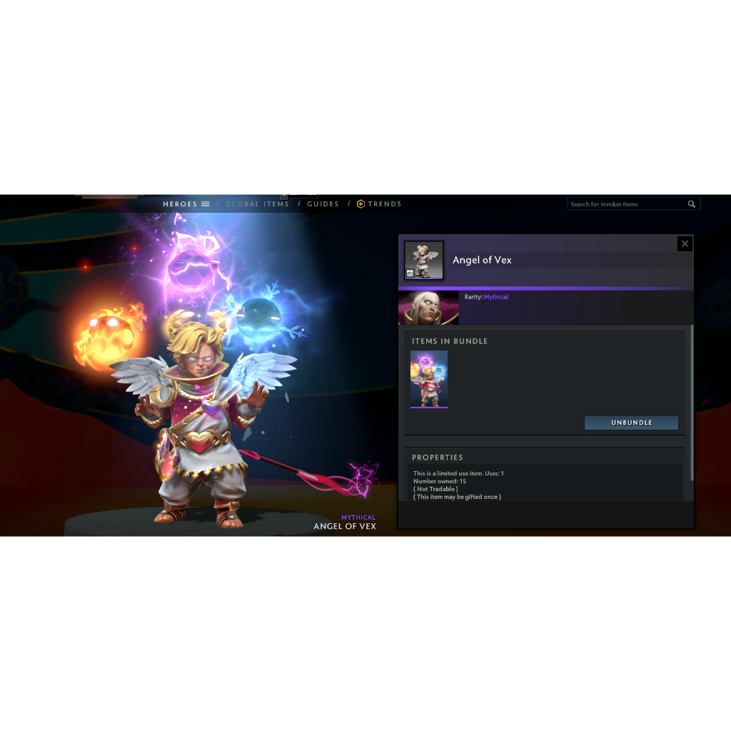 Invoker Persona - Angel of Vex (Dota 2 Diretide Collector's Cache 2022 ...