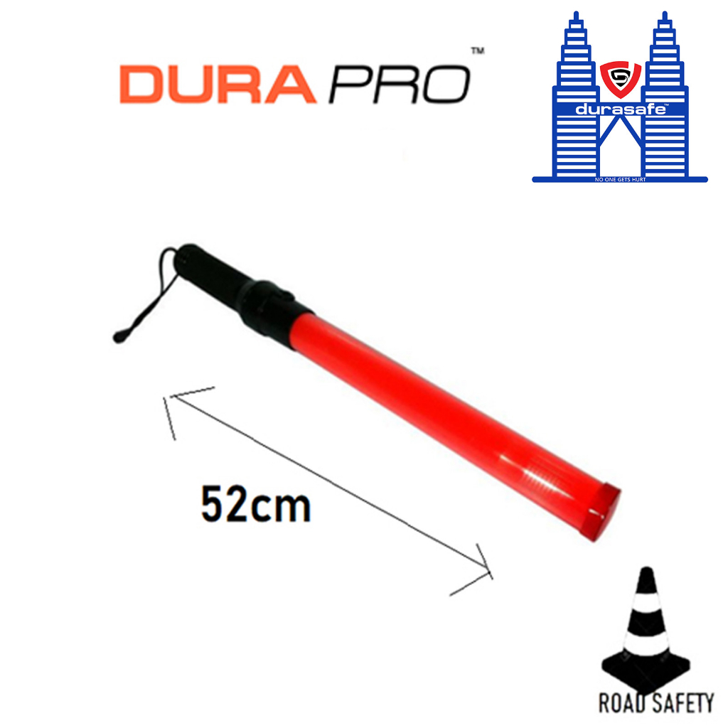 DuraPro Traffic Baton Red LED Marshalling Wand 52cm (21 inch) | Shopee ...