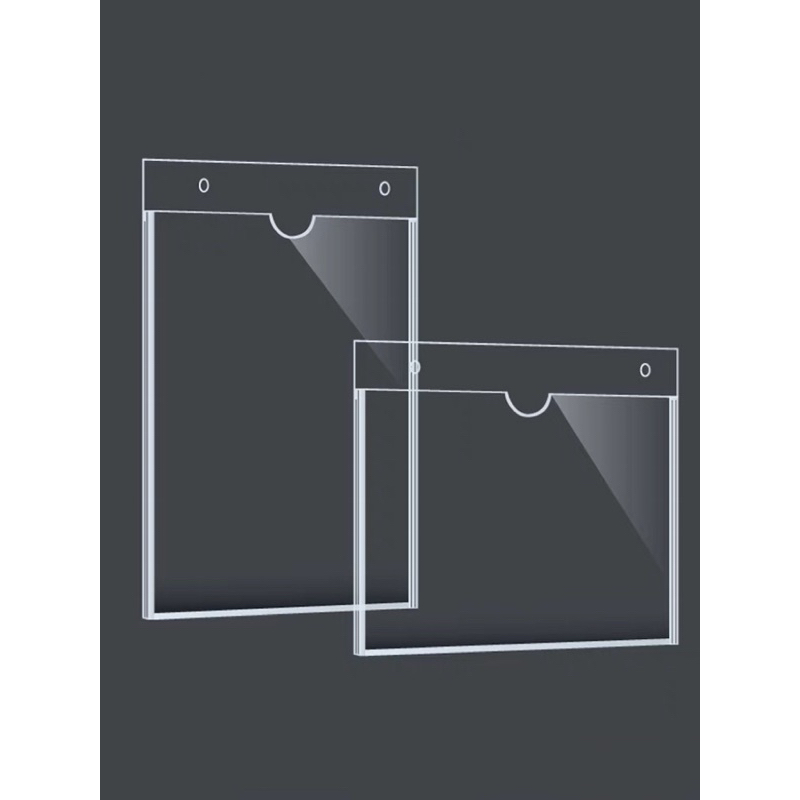 A3 A4 A5 Acrylic Wall Picture Frame Holder Slot In Memo Document Menu ...