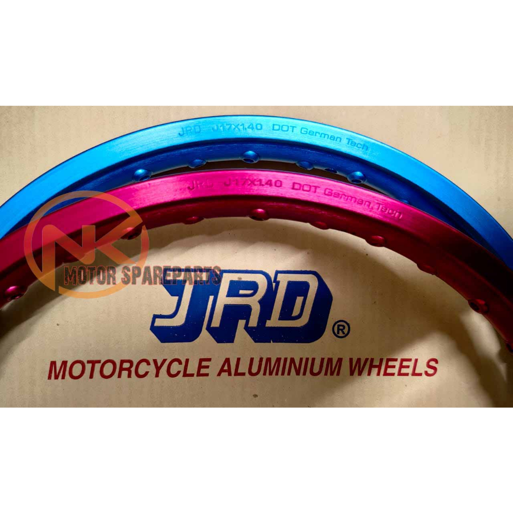 Alloy Rim 140x17 Blue, Red Jenama JRD (Stock lama) | Shopee Malaysia