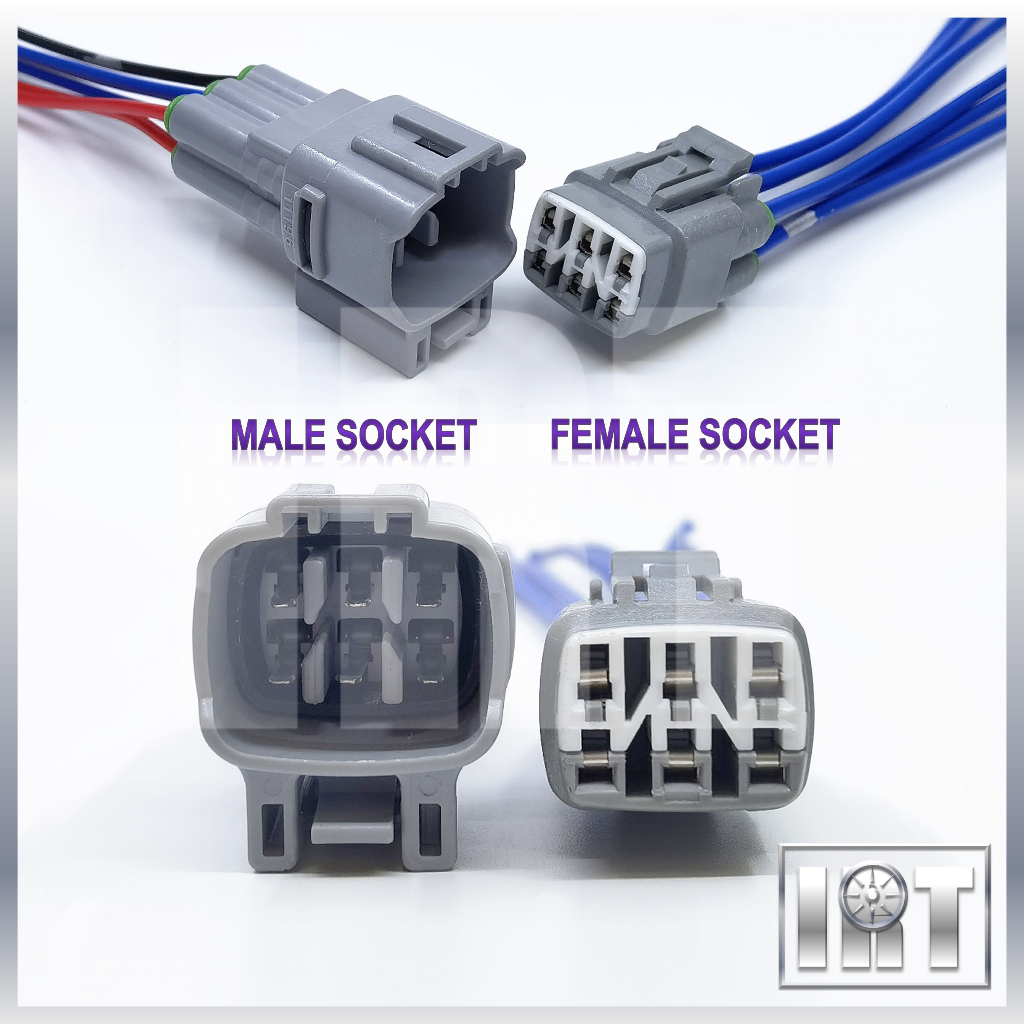 6 Pin Distributor Socket AE101 AE111 Corolla Camry Toyota Kereta Soket ...