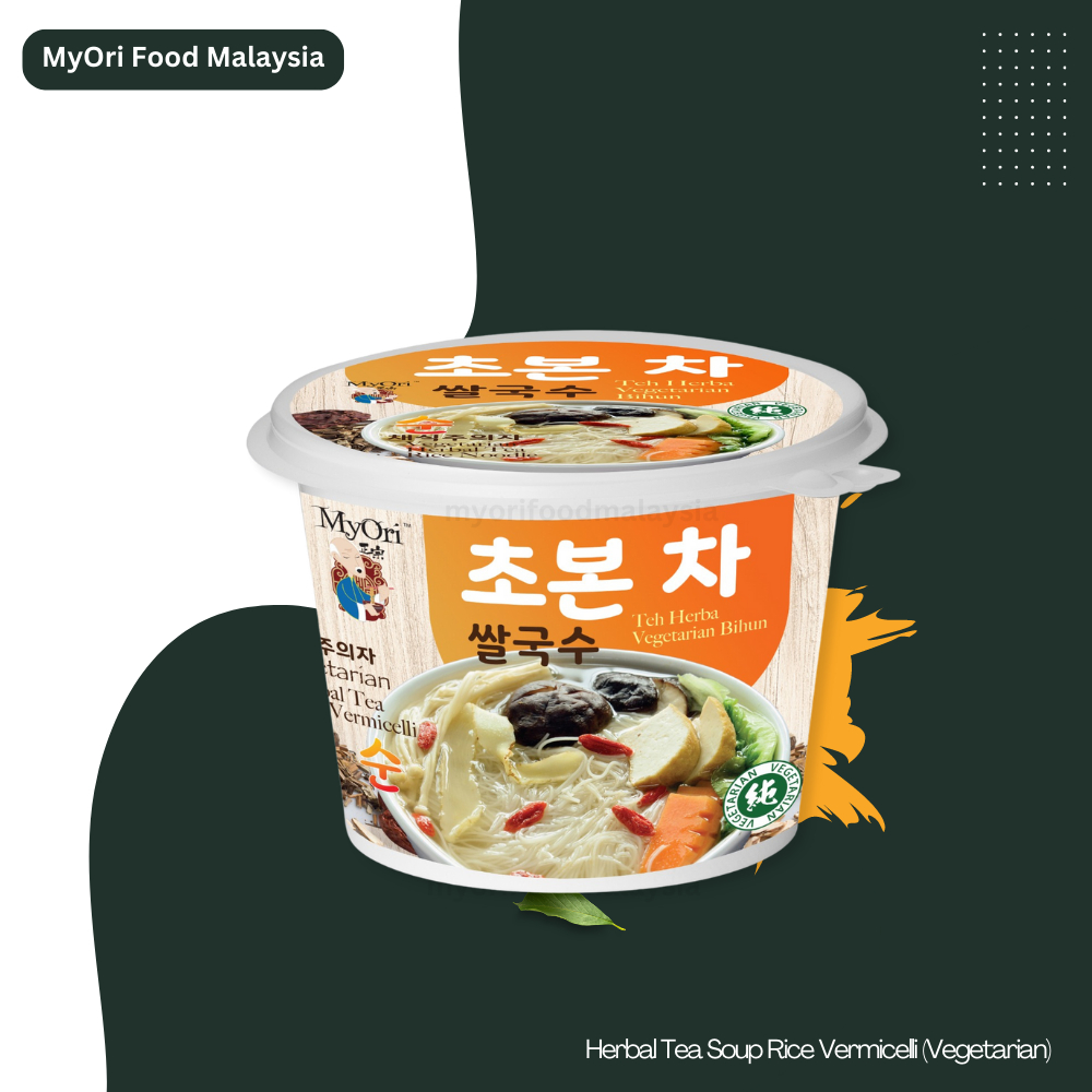 MyOri Penang Vegetarian Herbal Tea Soup Instant Cup 药材米粉汤 (60g ...
