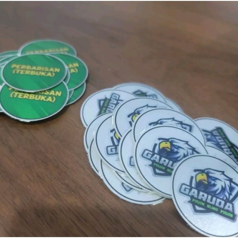 (KL/Perak) Free Design METAL Medal Both Side Sticker Medal Besi With ...