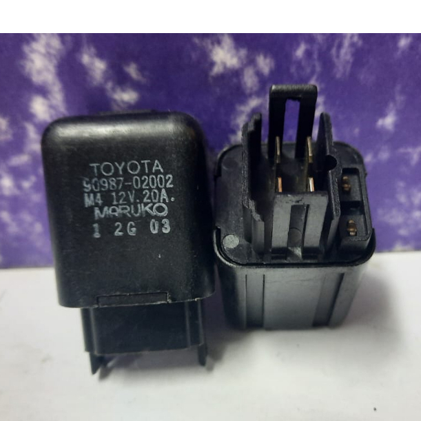 Toyota, 90987-02002, 4 pin, 12V 20A HALFCUT JAPAN MARUKO | Shopee Malaysia