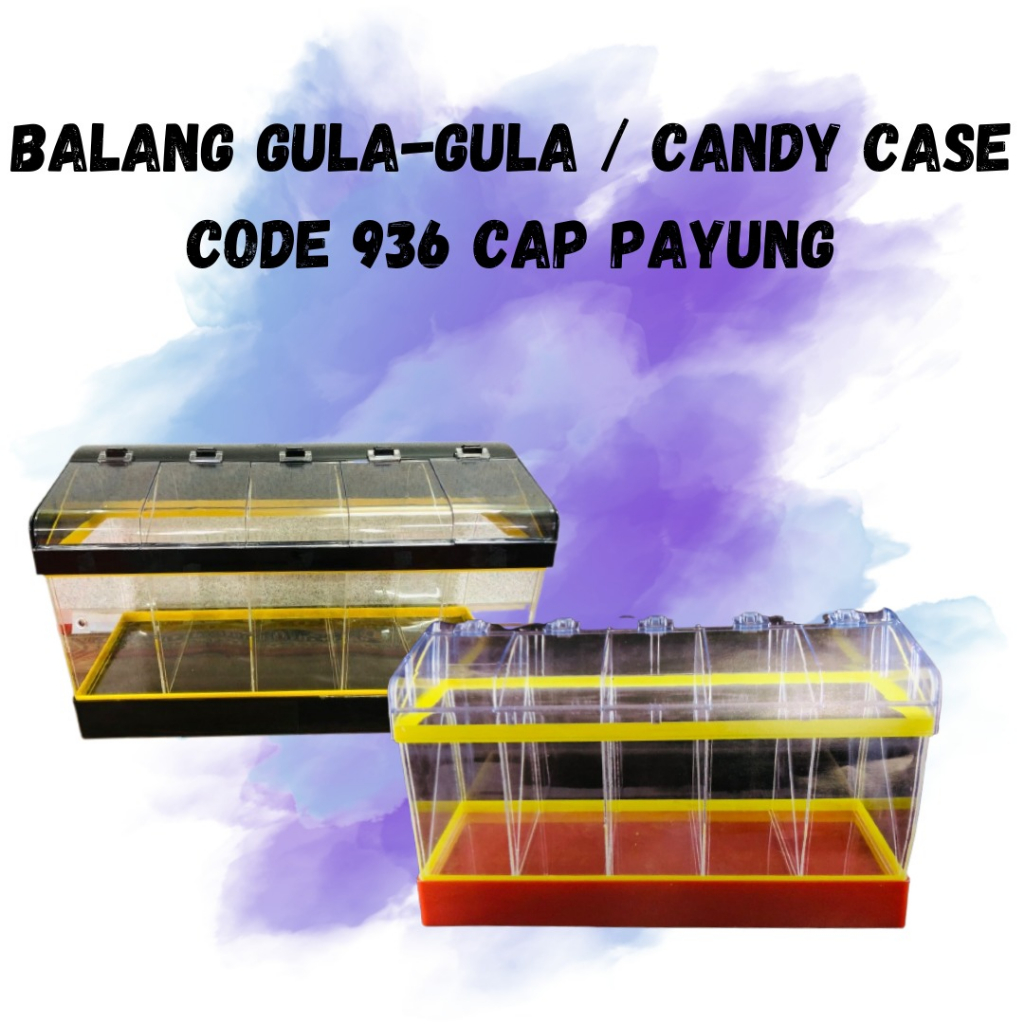 BALANG GULA-GULA CANDY CASE CODE 936 CAP PAYUNG TEMPAT SIMPAN MAKANAN ...