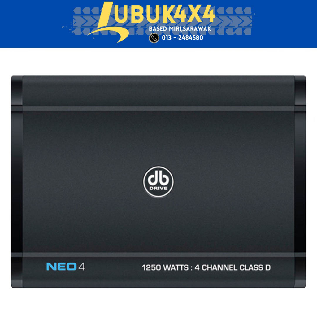 NEO4 DB DRIVE Class D 4 Channel Amplifier 1250W | Shopee Malaysia