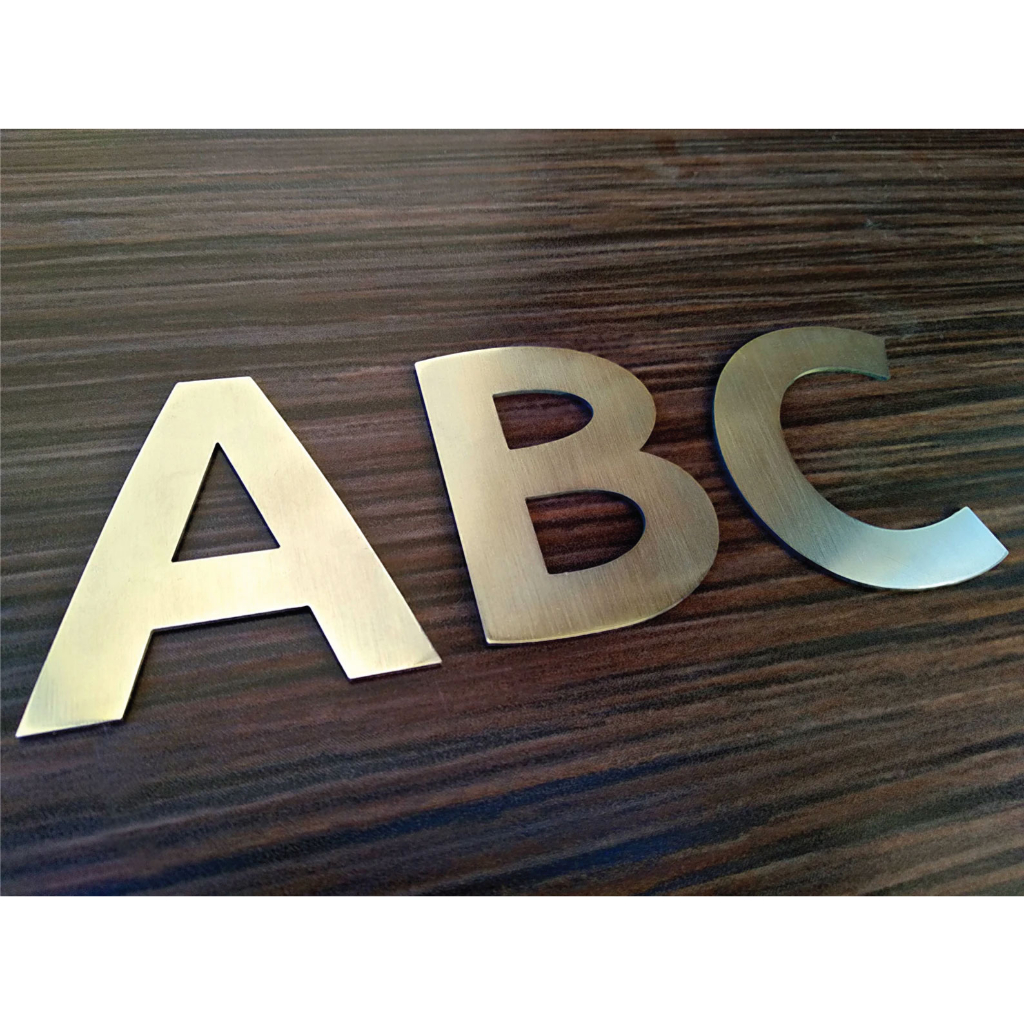 Stainless Steel 304 House Number Lettter Tanda Nombor Rumah Address ...