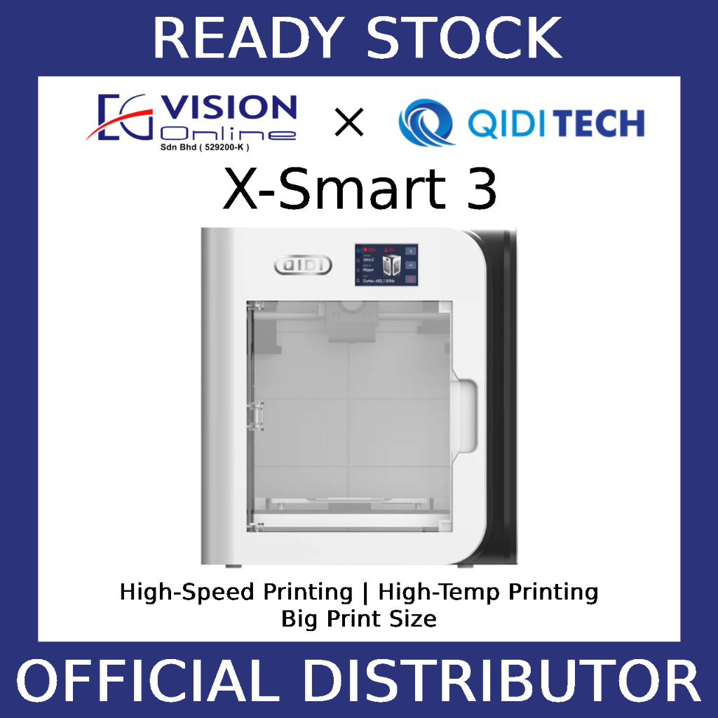 QIDI Tech X-Smart 3 3D Printer [READY STOCK] | Klipper | High-Speed ...