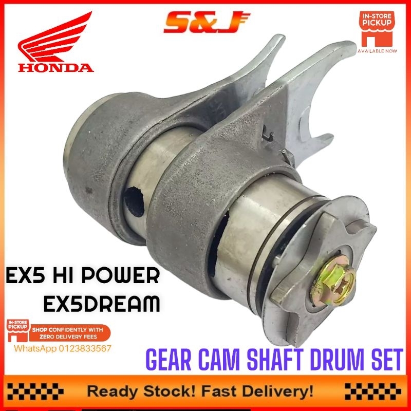 HONDA EX5 EX5 DREAM WAVE100 EX5CLASS1 E BONUS110 CT100 KRISS100 GEAR SHIFT DRUM SET GEAR CAM ...