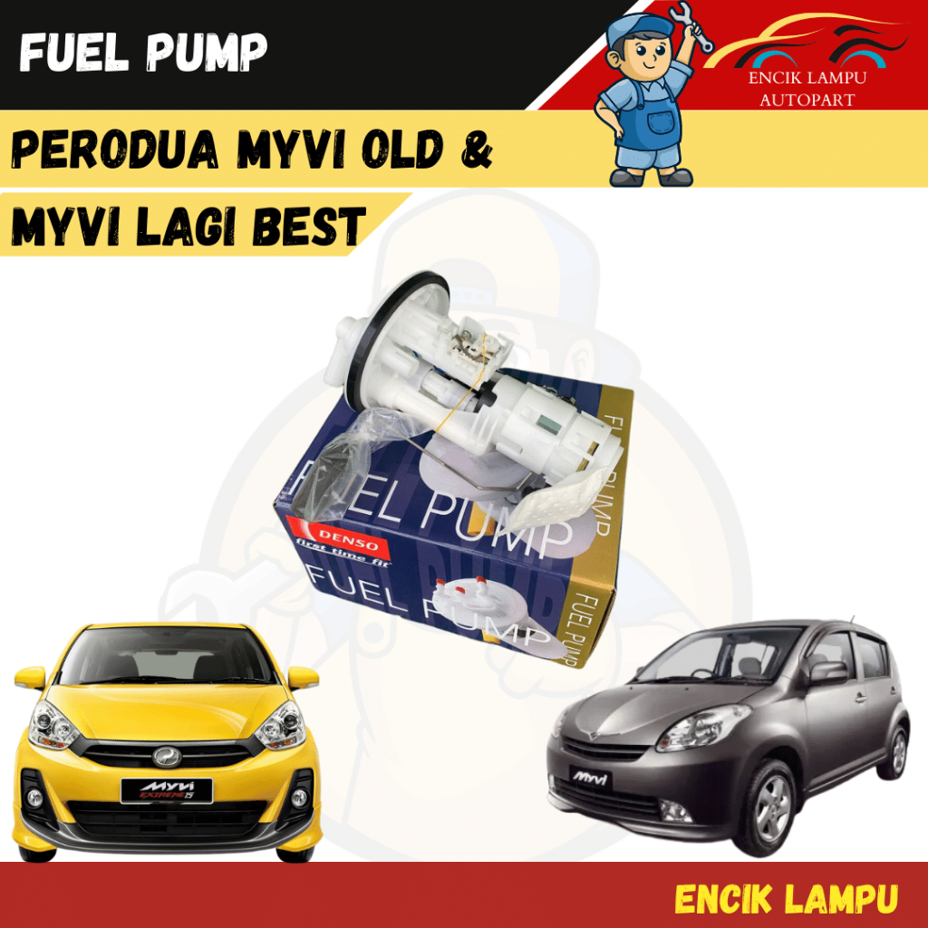 Fuel Pump Denso Perodua Myvi Old & Myvi Lagi Best New High Quality ...