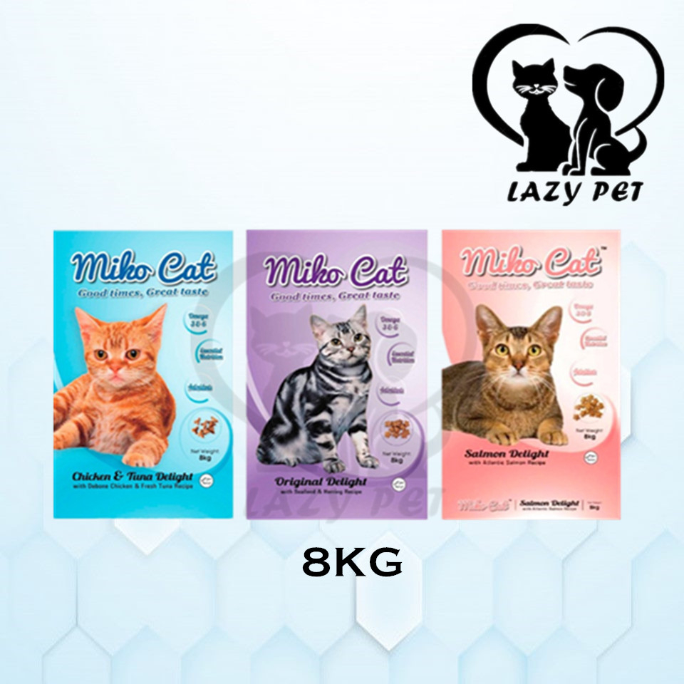 Miko Cat Salmon / Chicken Tuna / Seafood Delight (Cat Food) 8KG ...