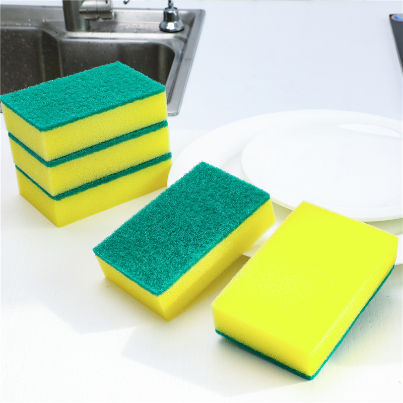 10PCS Sponge Dish Pot Wash Cleaning Span Basuh Cuci Pinggan Mangkuk ...