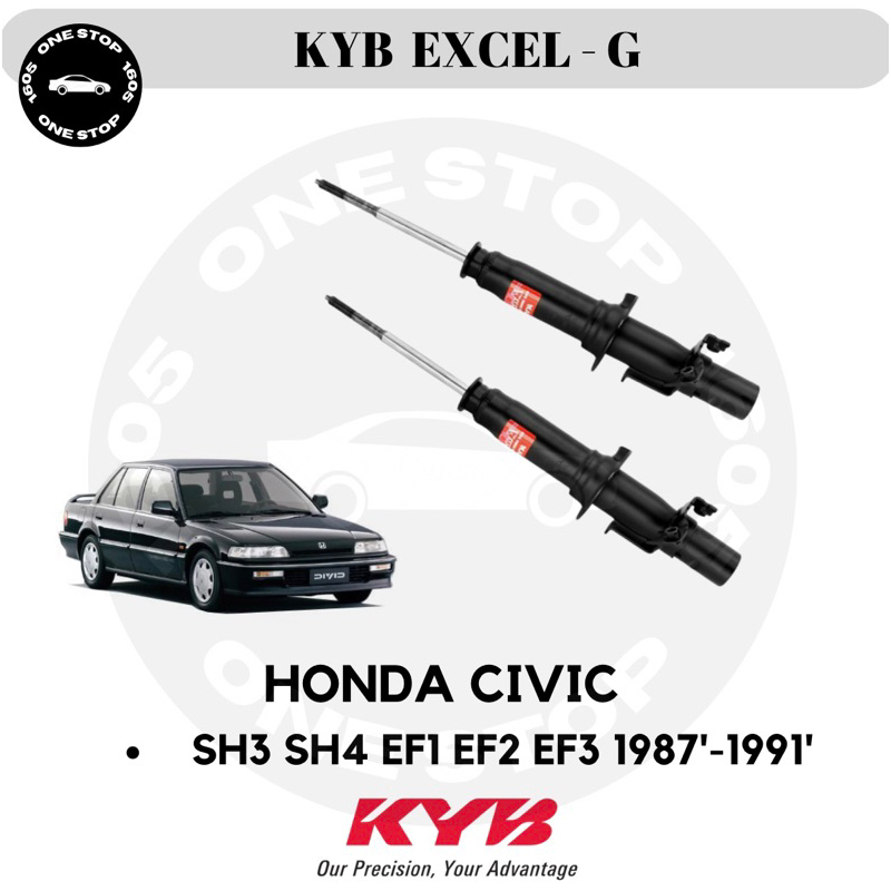 HONDA CIVIC SH3 SH4 EF1 EF2 EF3 1987'-1991' DEPAN/ FRONT KYB KAYABA ...