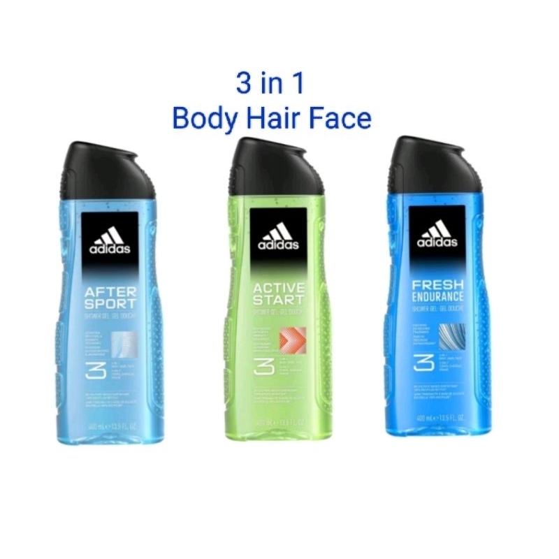 Adidas Fresh Endurance | Ice Dive | After Sport Shower Gel 400ml Sabun ...