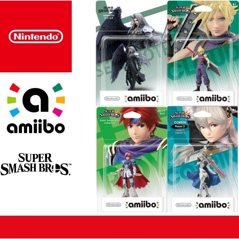 Nintendo Switch Amiibo (Cloud ,Corrin ,Roy , Sephiroth ) READY STOCK!! | Shopee Malaysia