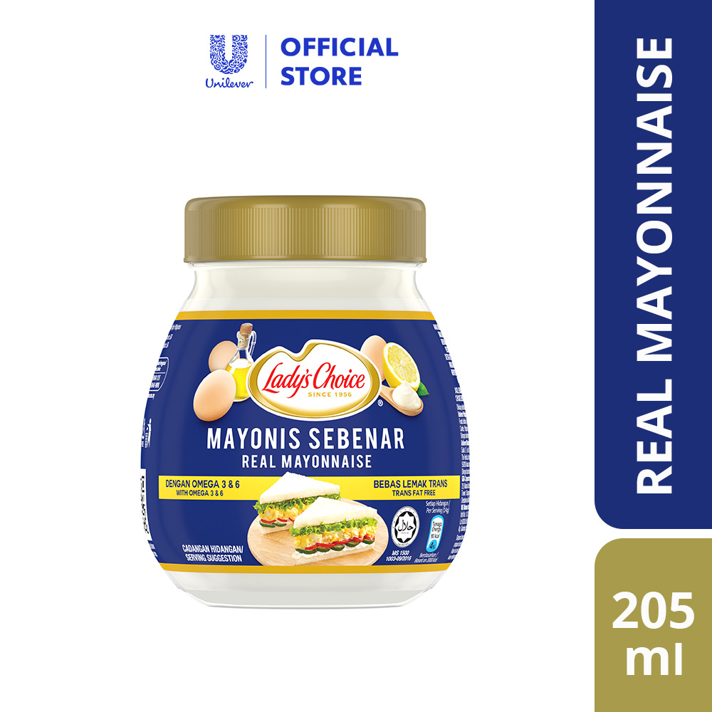 Lady's Choice Real Mayo Jar (205ml) | Shopee Malaysia