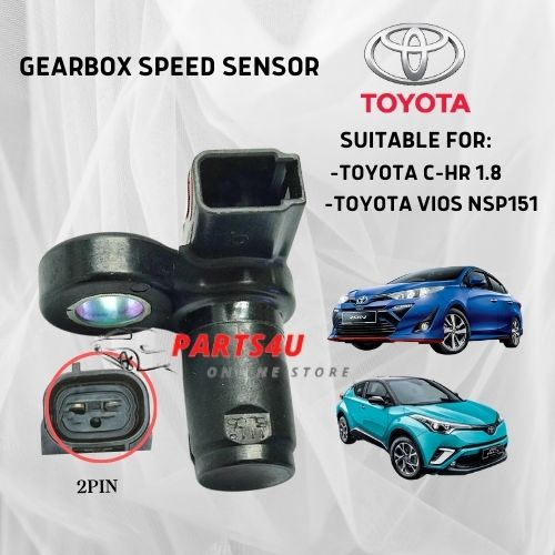 2PIN TOYOTA C-HR, YARIS VIOS NSP151, SIENTA, ALTIS, CROSS TRANSMISSION ...