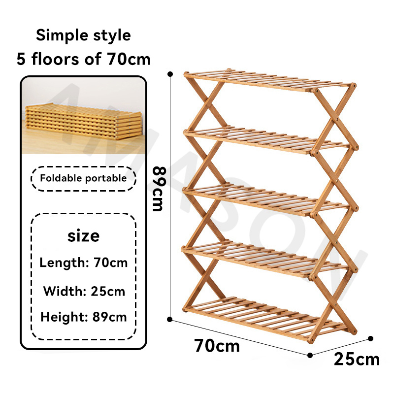 【Ready Stock】Outdoor Camping rack Multilayer Foldable Wood Shelf ...