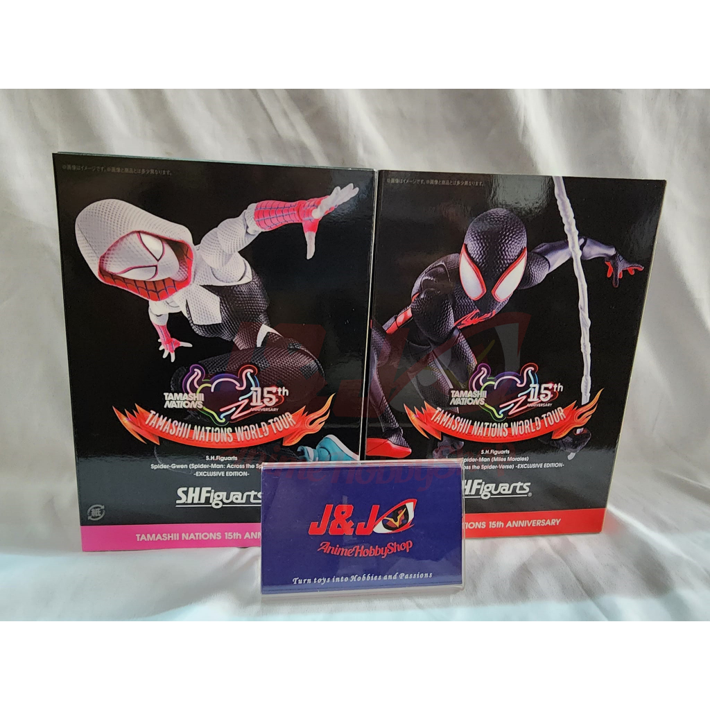 S.H.Figuarts SHF Spider-Gwen & Spiderman (Miles Morales) Spider-Man ...