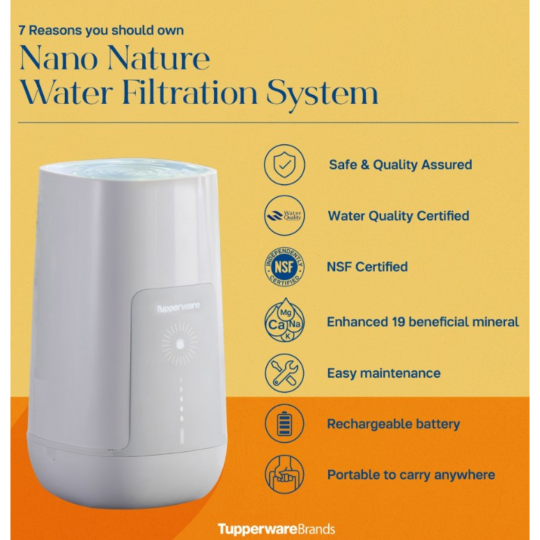 Gen II Nano Nature Water Filtration System / Penapis Air Tupperware ...
