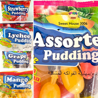 Rico 24’s x 40gm Lychee Mango Grape Strawberry Assorted Fruit Pudding ...