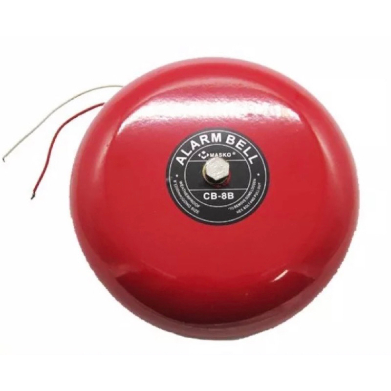 8” (200mm) 240v Red Round Bell | Shopee Malaysia