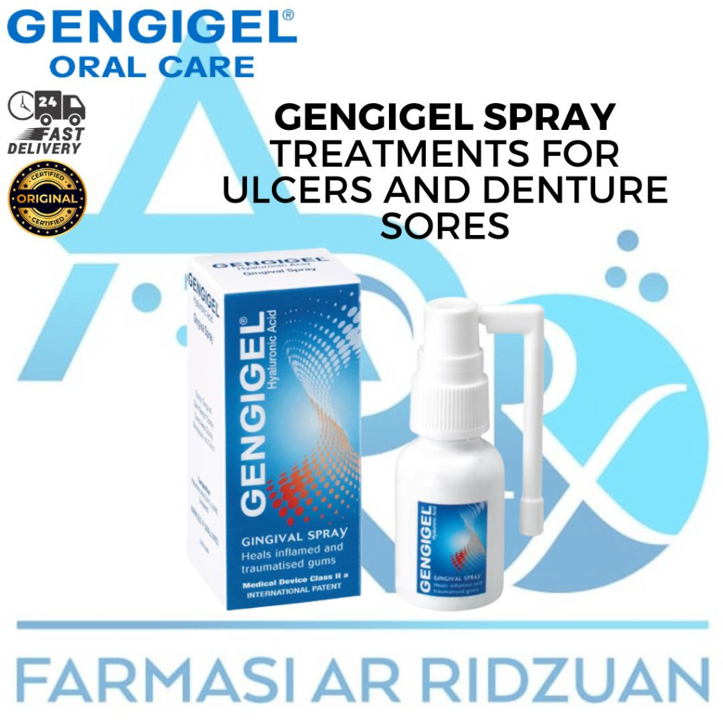 Gengigel Hyaluronic Acid Gingival Spray 20ml | Shopee Malaysia