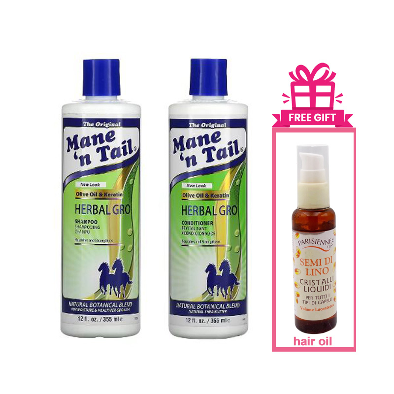 Mane n Tail Herbal Gro Shampoo /conditioner/hair loss care/ promote ...