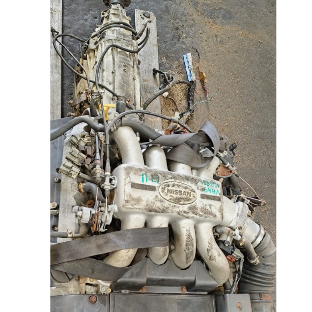 Used Japan Original NISSAN VH45 ENGINE COMPLETEL WITH GEAR BOX | Shopee ...