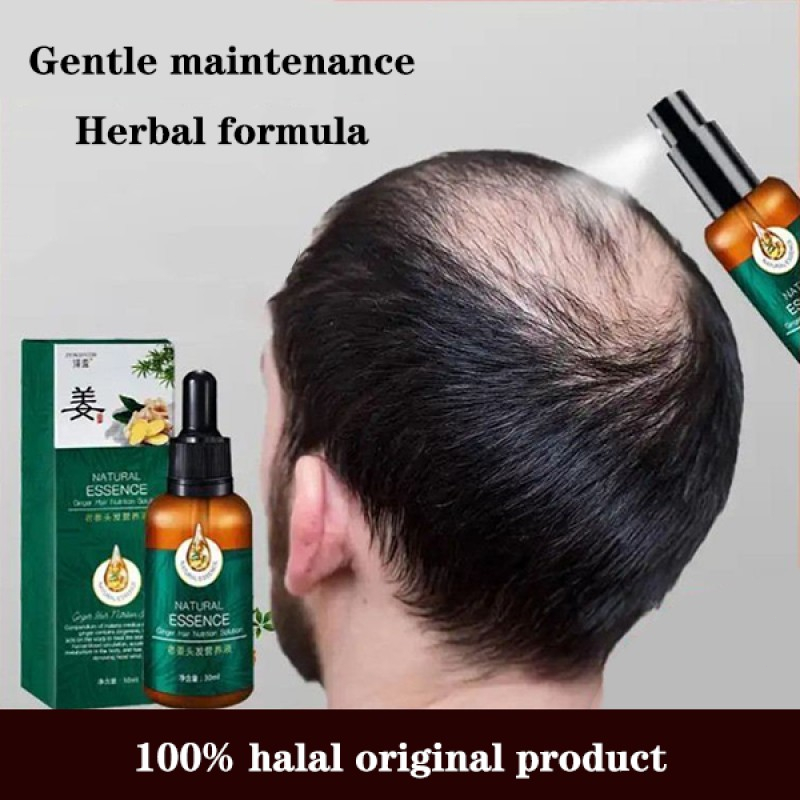 💯Original Hair Tonic Hair Growth Serum Ubat Rambut Gugur lelaki Anti ...