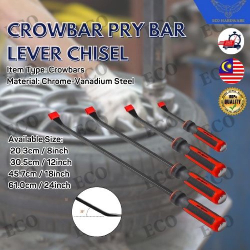Tyre Crowbar Pry Bar Lever Chisel Strike Cap Nail Puller Remover Chisel ...