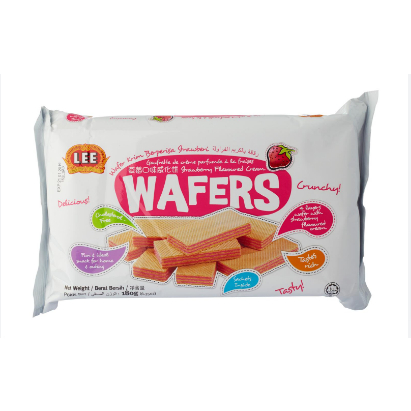 LEE Wafer Cubes Strawberry 180g ( Free Fragile + Bubblewrap packing ...