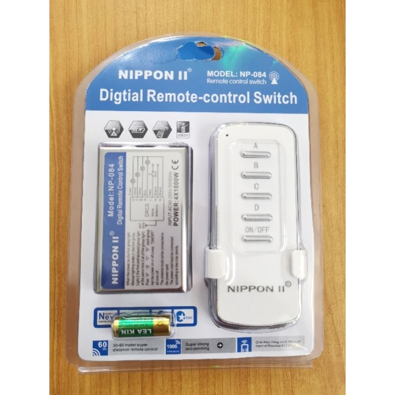 Nippon II 4ways 4x1000w Lighting Remote Control , Digital Remote ...